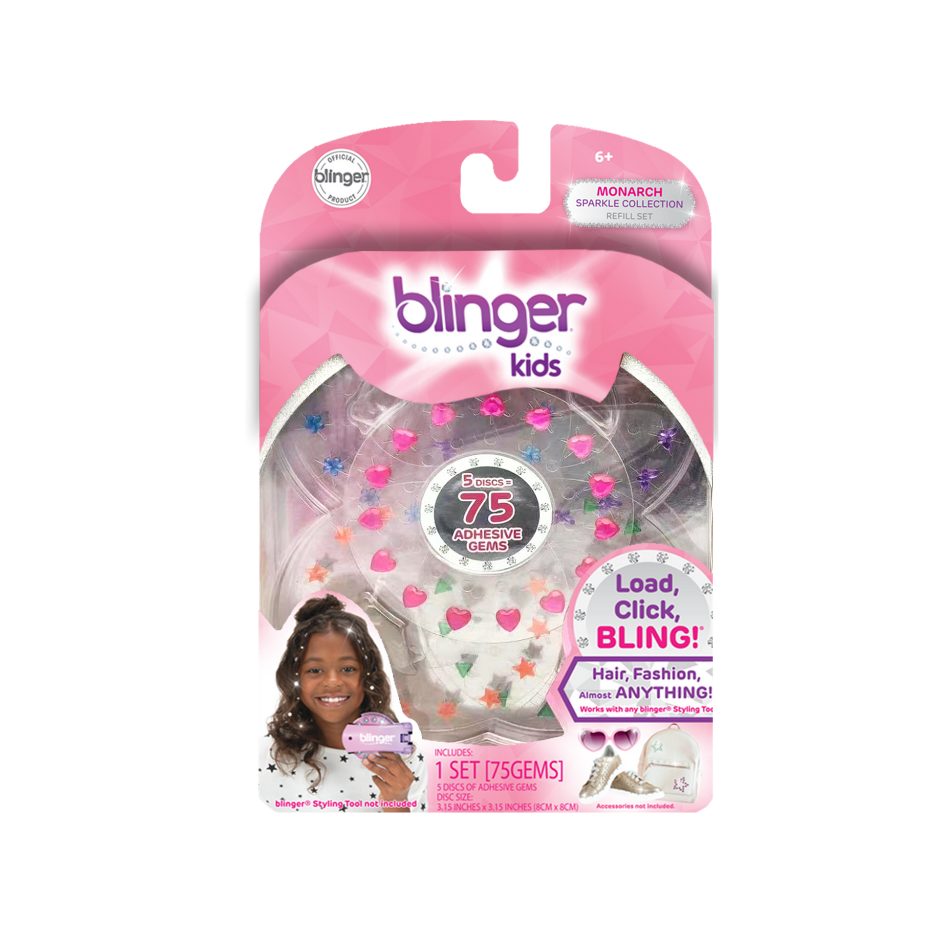 Blinger® kids Sparkle Collection Refill Pack Monarch Collection ...