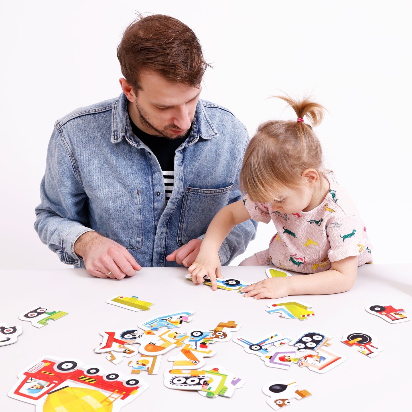 Progressive Puzzles Construction Vehicles – LittleLeahCo